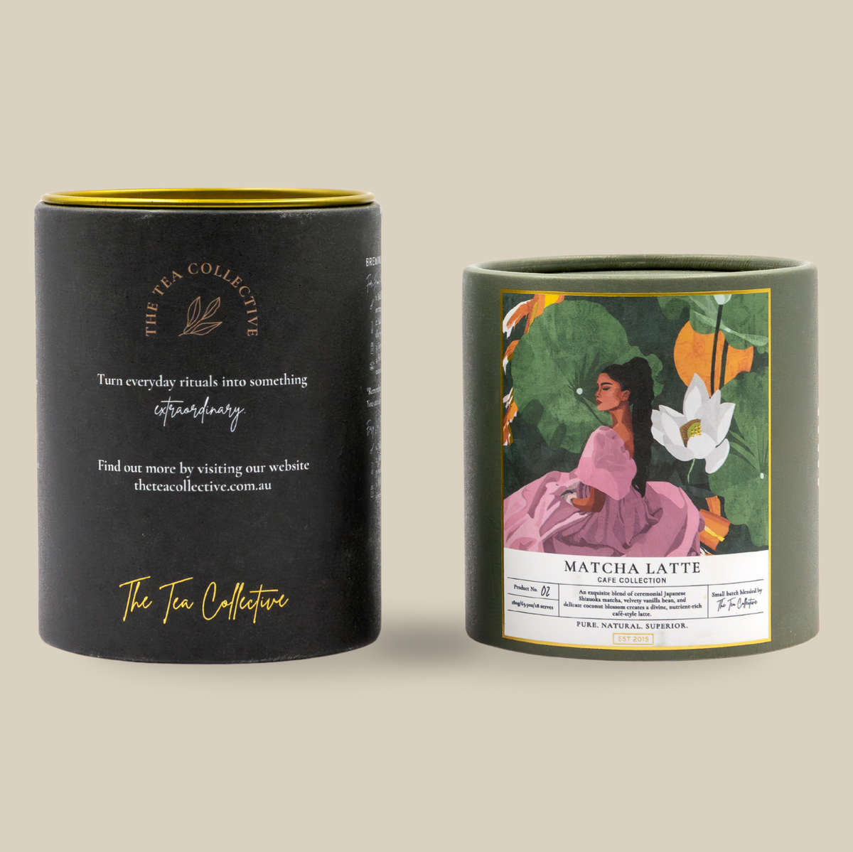 Matcha Latte Powder - Boutique Cylinder – The Tea Collective Wholesale